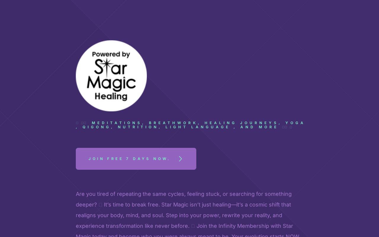 Star Magic Healing for Pets